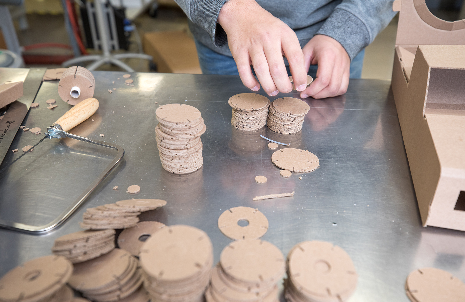 Snowplow trophy boxes built in-house. - Dunwoody College News