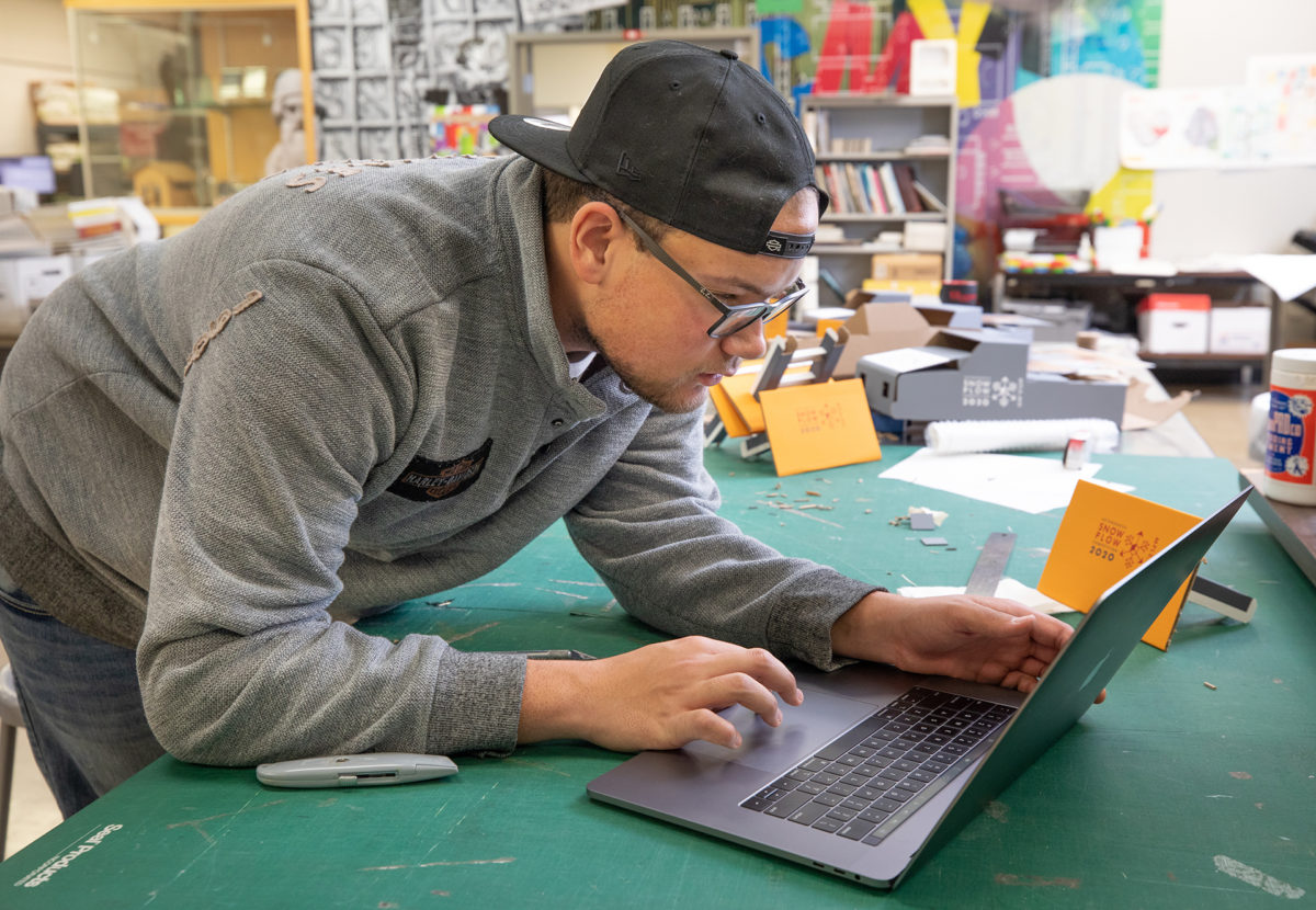 Snowplow trophy boxes built in-house. - Dunwoody College News