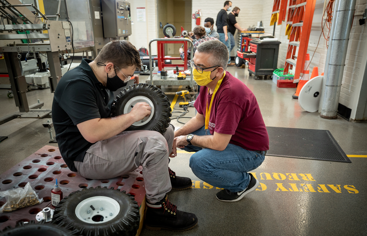 Newly designed robots set to compete in international snowplow ...